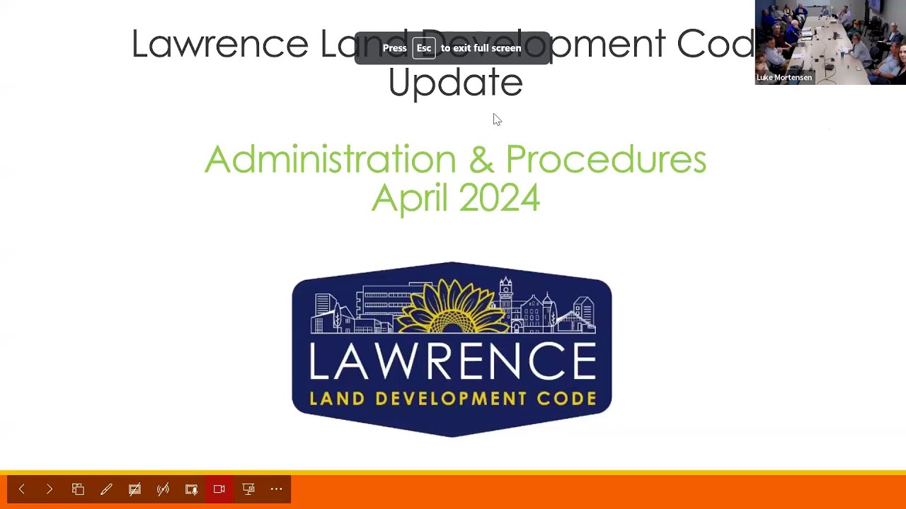 04/25/24 Land Development Code Update Steering Committee - YouTube