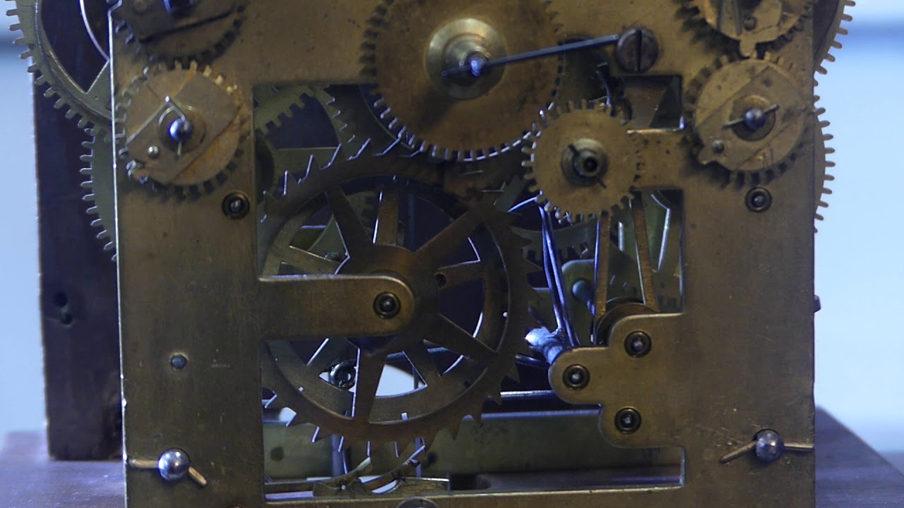 Aaron Crane Clock Striking Mechanism -2 - YouTube