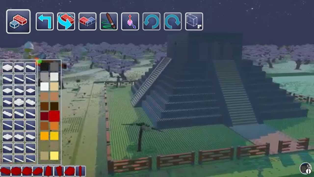 Lego Worlds Maya Pyramid - YouTube