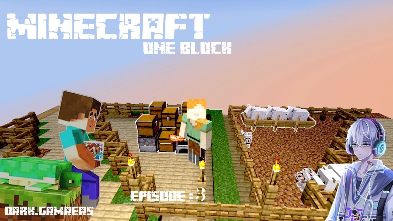 storage room and new animals In Minecraft One block dark.gamers #Minecraft #Oneblock - YouTube