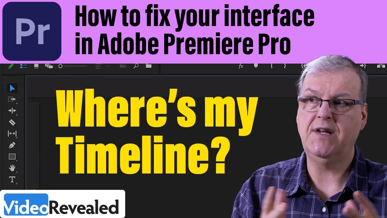How to fix your interface in Adobe Premiere Pro - YouTube