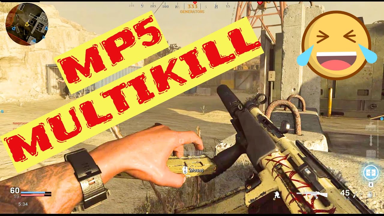 Call of Duty Modern Warfare: Team Deathmatch Gameplay- MP5 MULTIKILL - YouTube