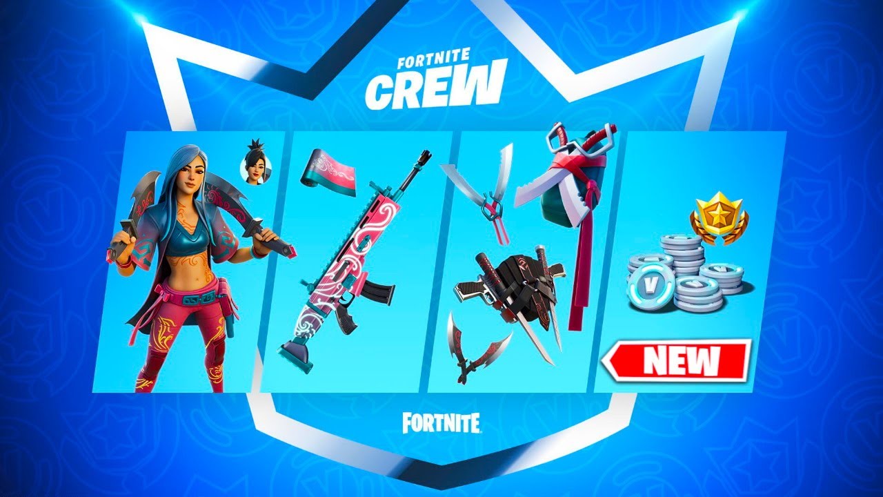 *NEW* SIERRA SKIN GAMEPLAY - FORTNITE CREW PACK BUNDLE - THE FIRST ...