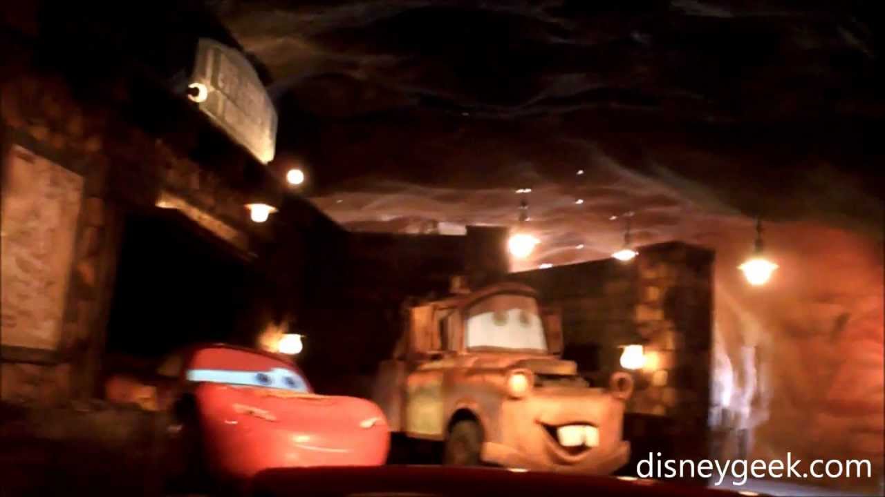DCA: Cars Land - Radiator Springs Racers Ride Through - YouTube
