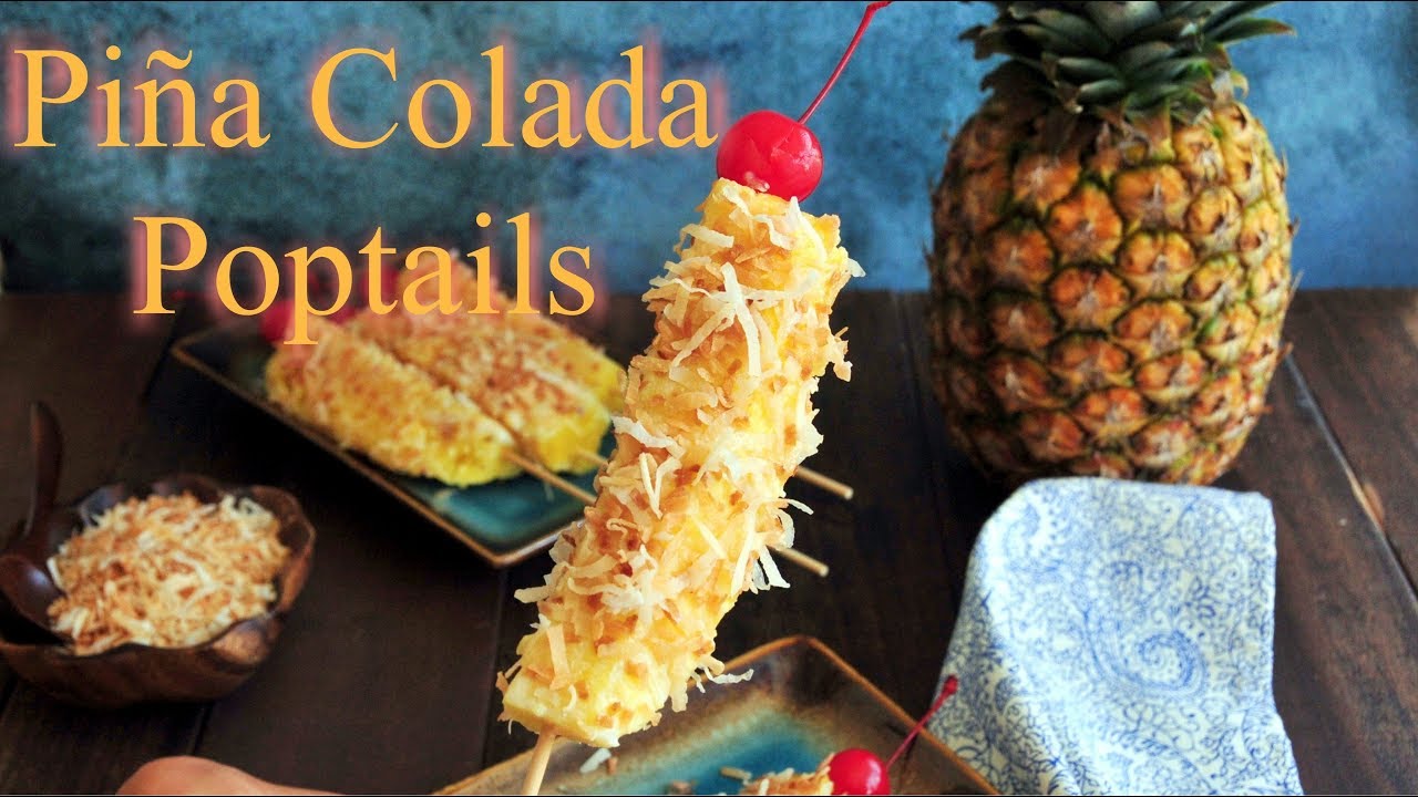 How to Make Piña Colada Poptails - YouTube
