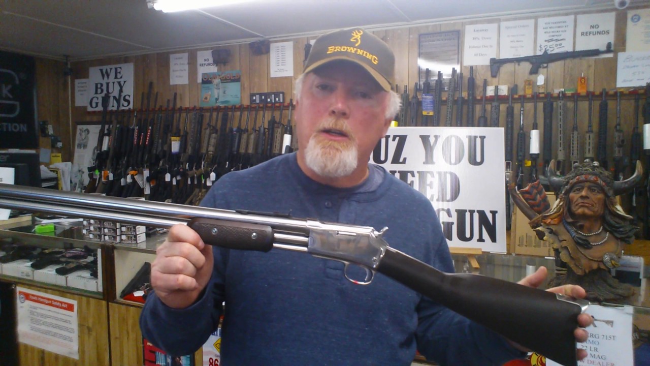 Taurus Thunderbolt Pump Rifle 45 Long Colt - YouTube