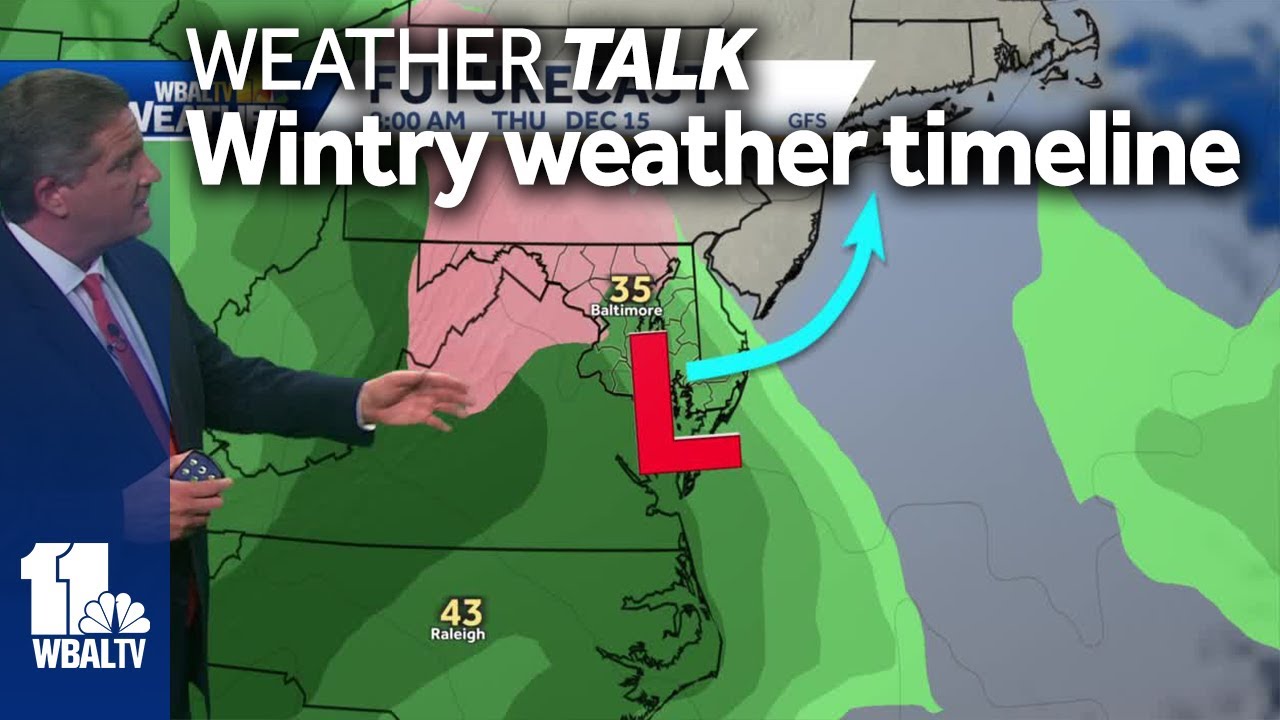 Weather Talk: Tony's timeline for icy conditions Thursday - YouTube