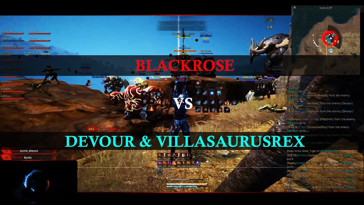 BDO - Succession Wizard - Blackrose vs Devour & VillasaurusREX NW - YouTube