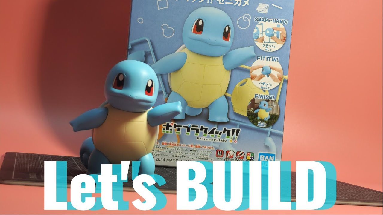 Let's Build Bandai Pokemon Model Kit Pokepla Quick No. 17 Squirtle ...