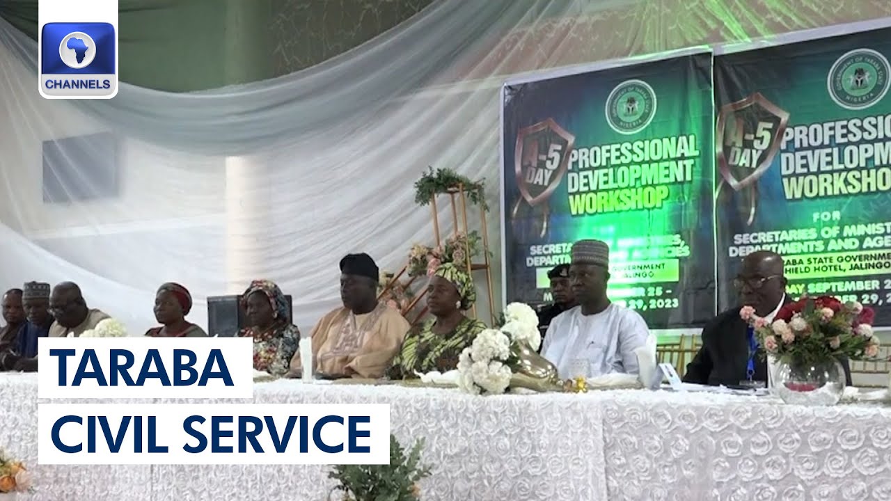 Taraba Govt Commences Training For Civil Servants In E-Governance - YouTube