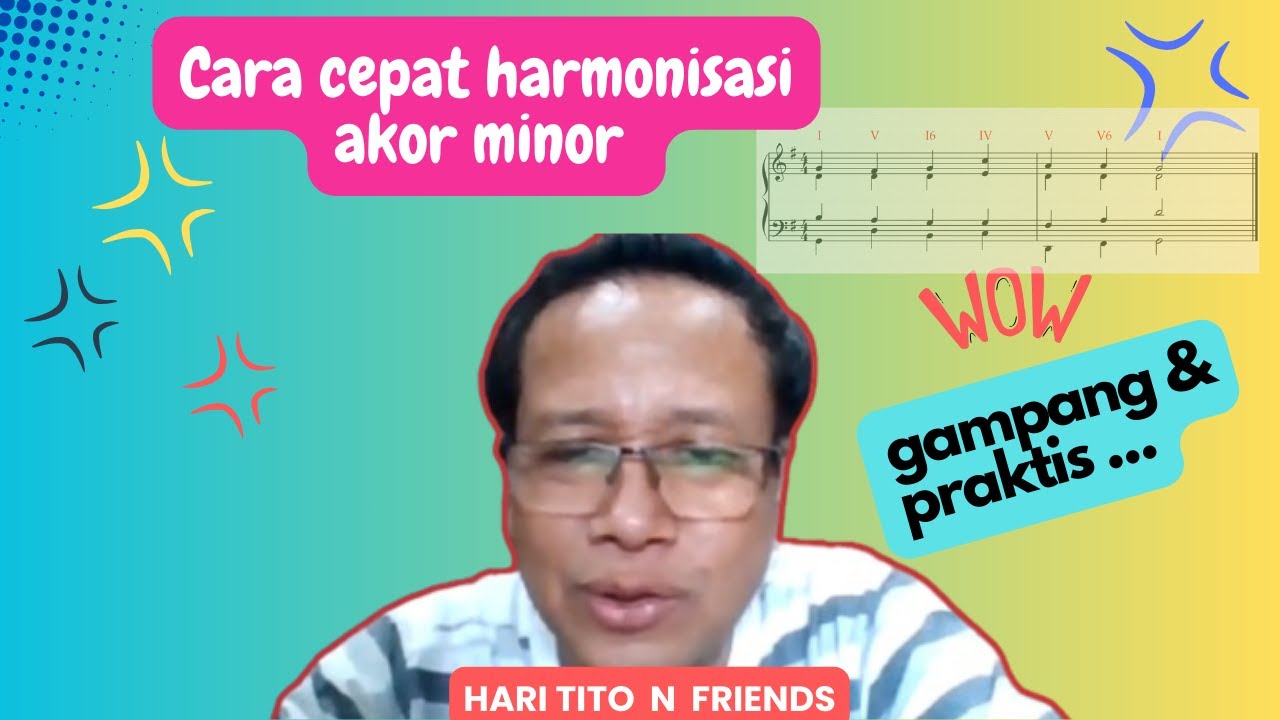 CARA CEPAT HARMONISASI AKOR MINOR| gampang & praktis | by. Hari Tito ...