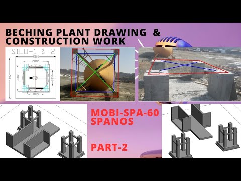 How to fix anchor bolt of cement silo tank of beching plant - YouTube
