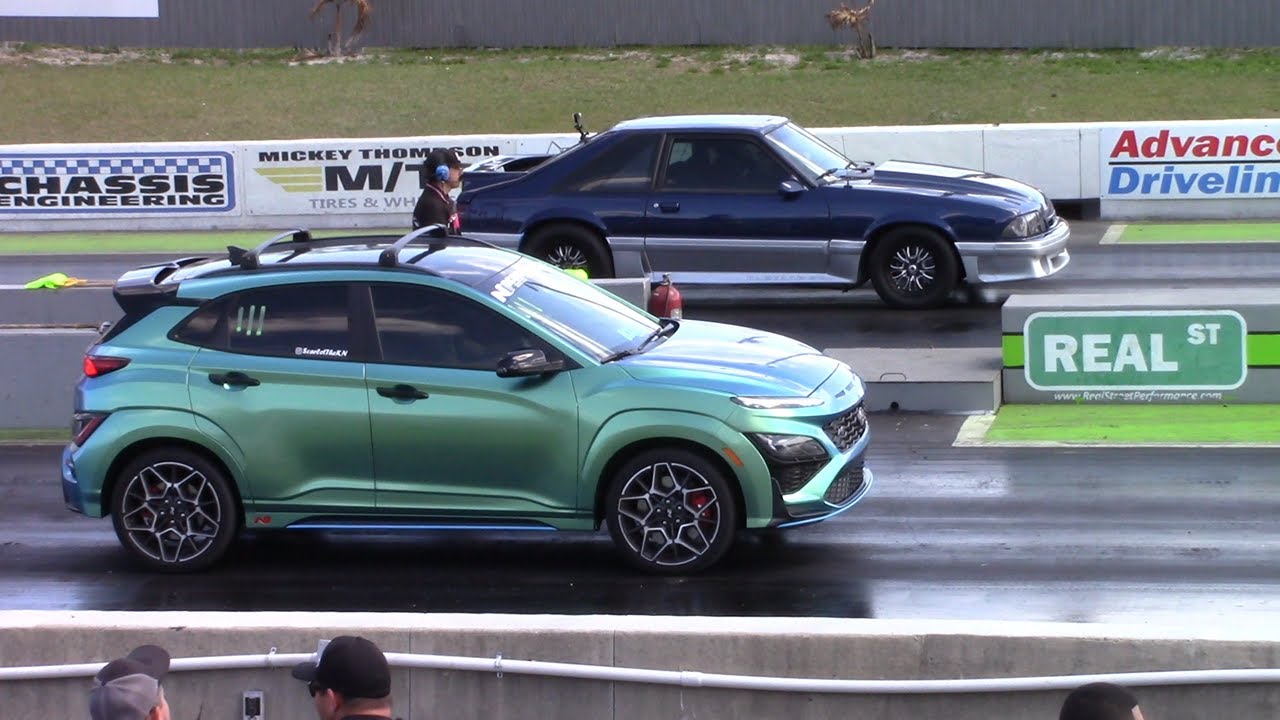 Hyundai Kona N in the 1/4 Mile - YouTube