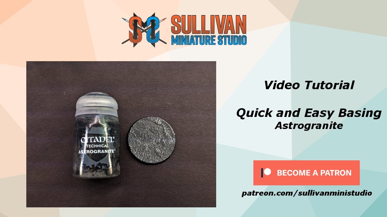 Tutorial : Quick and Easy Basing - Astrogranite - YouTube