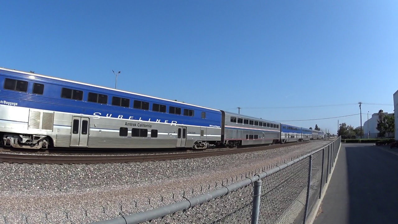 Amtrak Surfliner F59PHI with Nice Engine Sound - YouTube