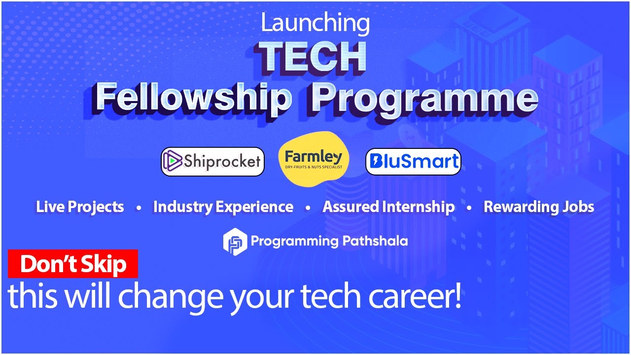 Job Ready in 6 Months? | Launching Tech Fellowship Program | Apply now ...