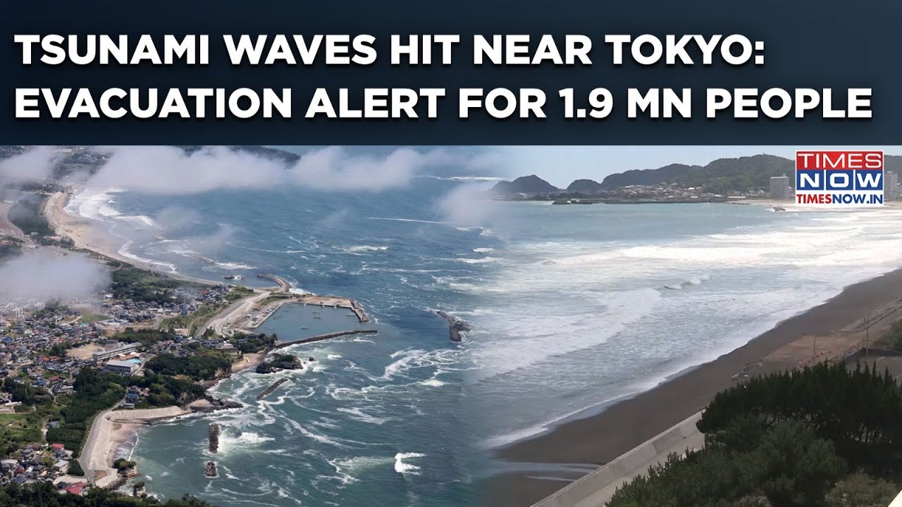 Japan Tsunami Scare| Massive Waves Hit Near Tokyo| Evacuation Alert For ...