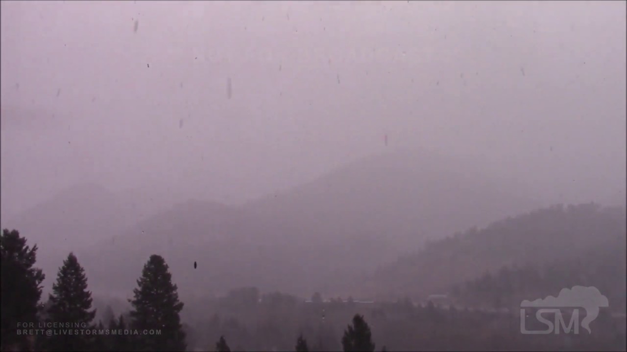 10-23-2019 Colorado Springs CO Winter Storm Full Time Lapse - YouTube