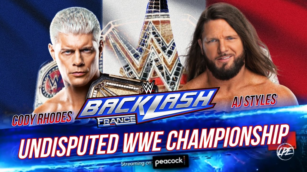 WWE Backslash France 2024 Match Card HD | WWE Backlash France May 4th ...