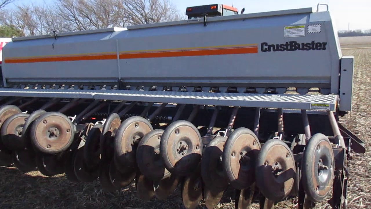 Crustbuster 4030 30 Ft Drill 48 row X 75" Spacing - YouTube