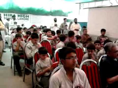 Director's Speech at Annual Function - Hira High School Model Town ...