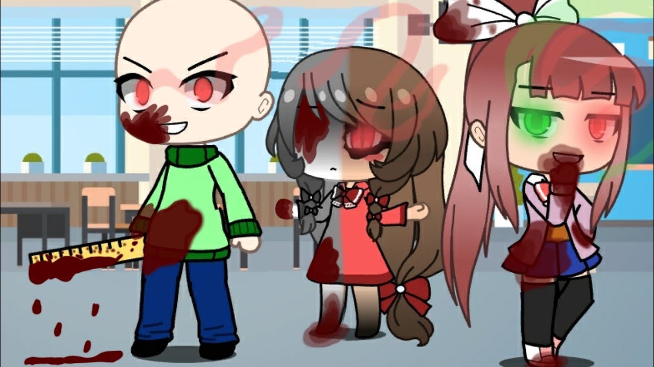 Baldi's Basics vs DDLC singing battle! - YouTube