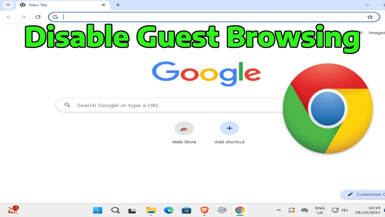 How To Disable Guest Browsing in Google Chrome - YouTube
