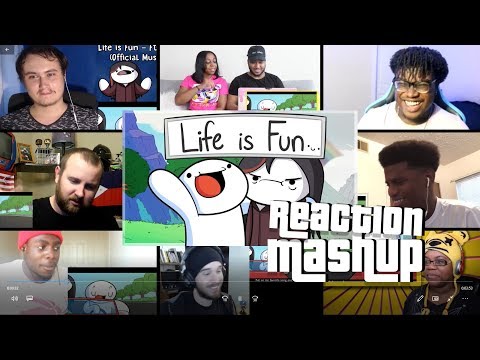Life is fun - ft. boyinaband REACTIONS MASHUP
