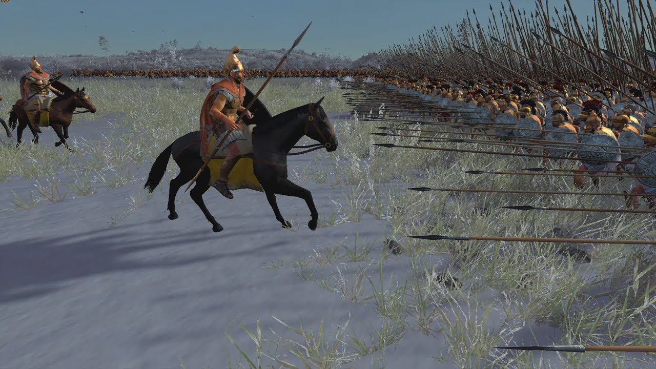 25.000 HEAVY CAVALRY vs 10.000 PIKE MAN - Total War: Rome II - YouTube