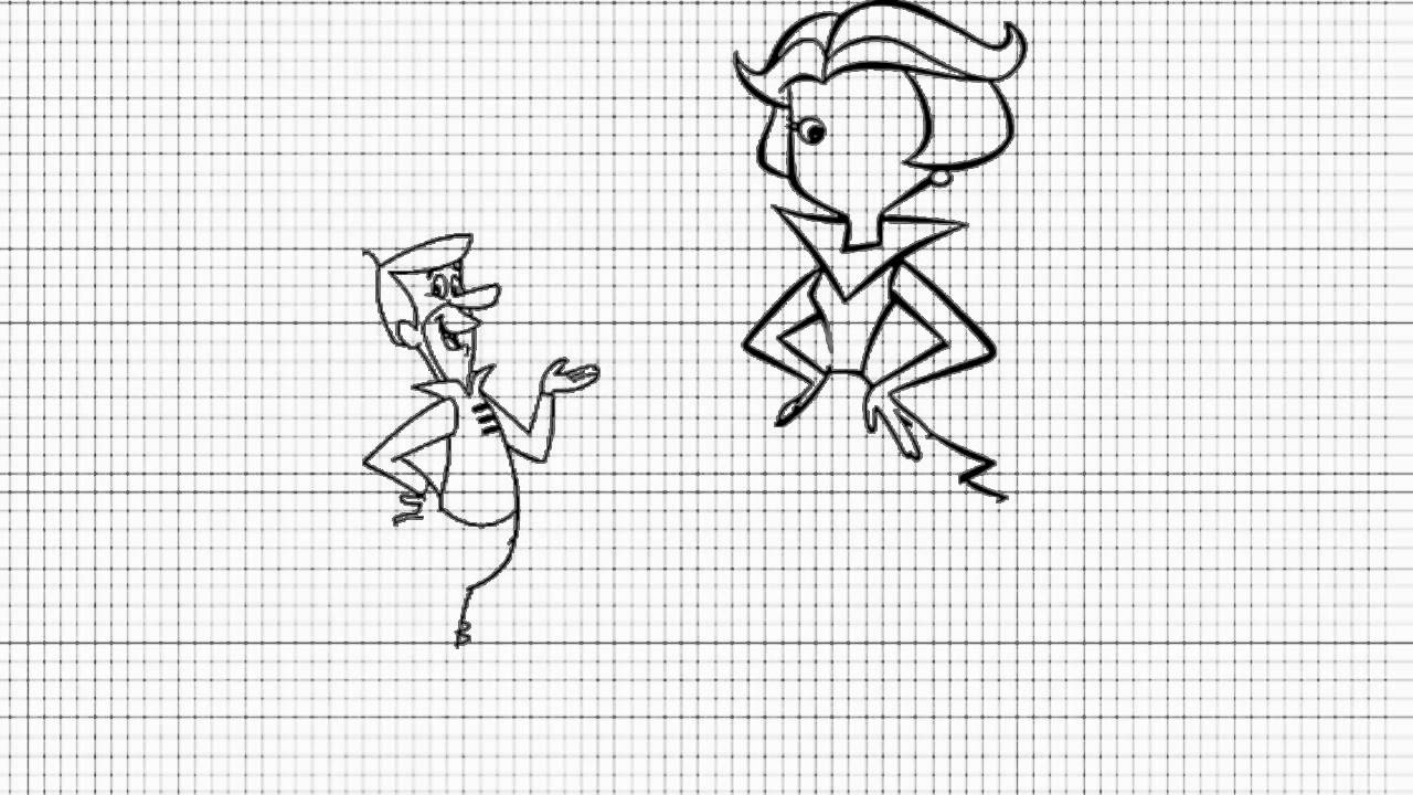 The Jetsons - How to Draw George and Jane Jetson from The jetsons ...