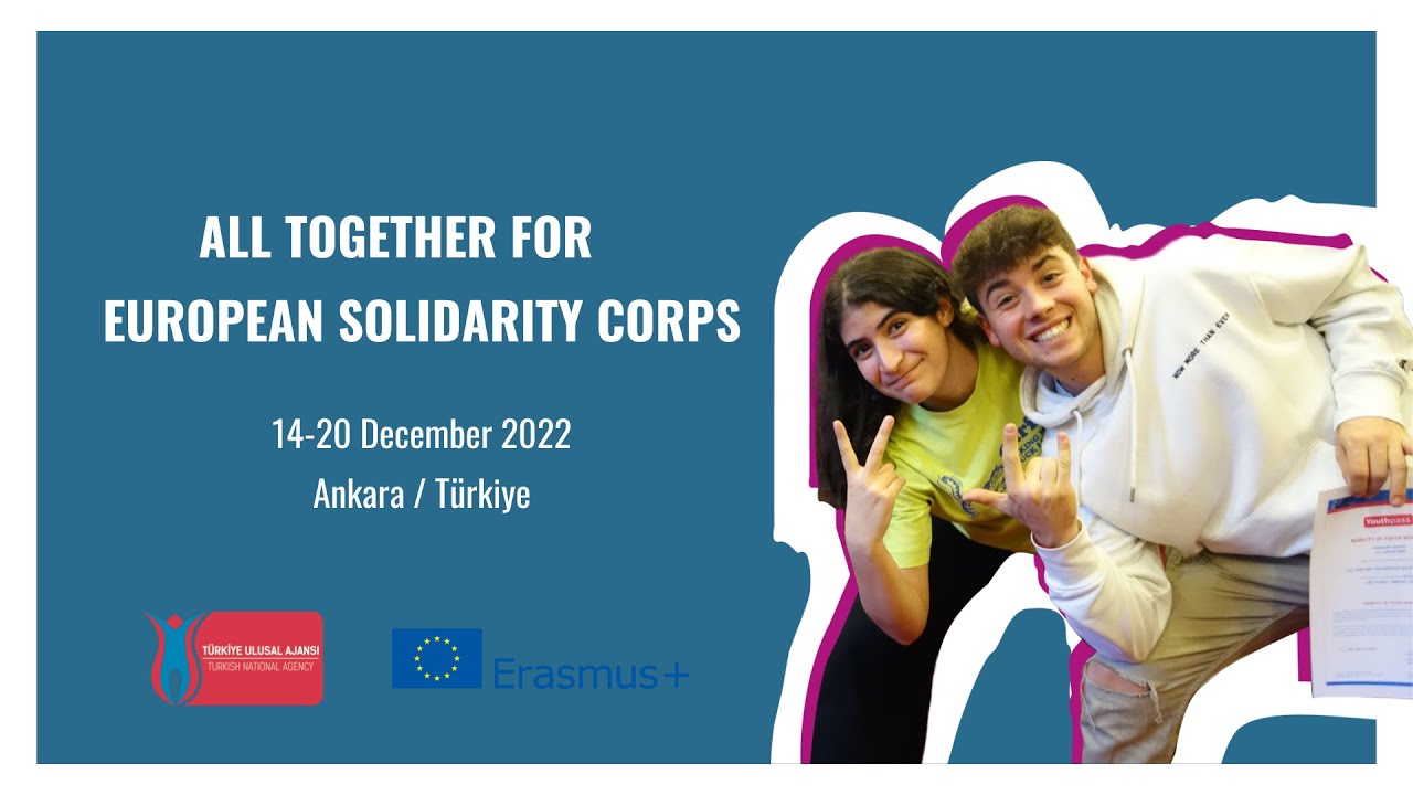 All Together For European Solidarity Corps , Erasmus+ Training Course ...