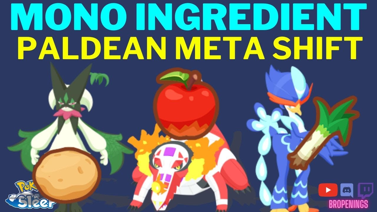 Mono Ingredient - Paldeans Meta Shift, New Best Apple, Potato and Leek ...