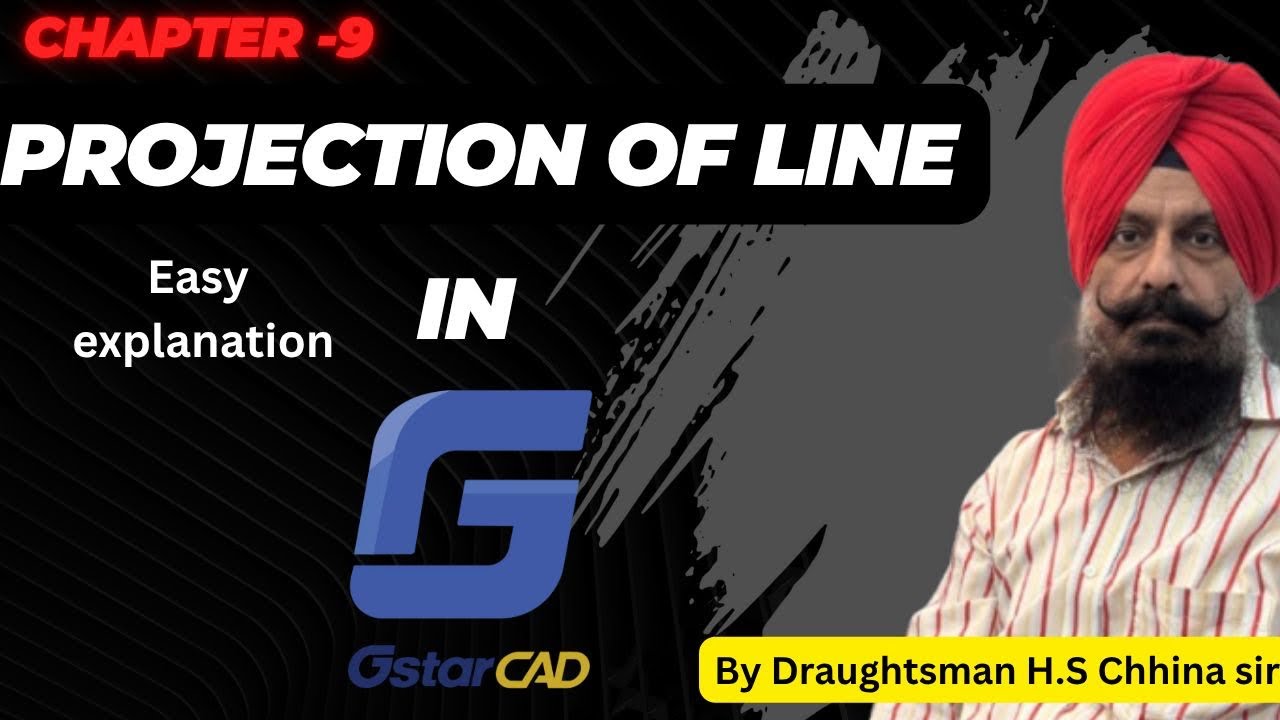 Chapter-9 Lectures Projection of Lines | Easy Explanation in CAD |B ...