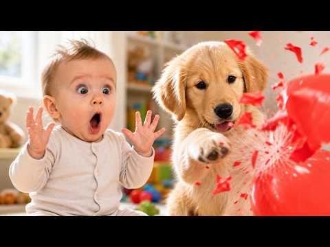 Funny Baby Moments with Cat & Dog 🐶👶 Non Stop Baby Laughing & Giggles Funny Dog & Baby
