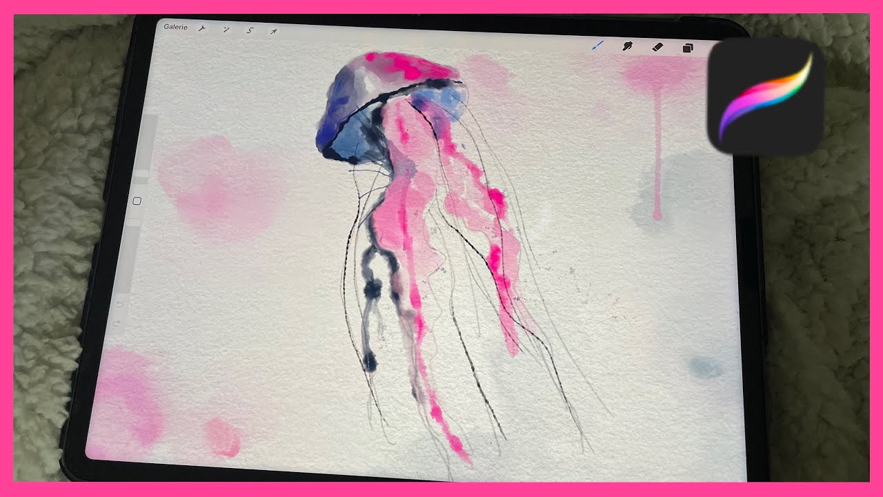 Aquarell malen in Procreate | Tutorial für Anfänger - YouTube