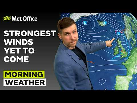 03/04/2026 - Unsettled with blustery winds - Morning Weather Forecast UK – Met Office Weather