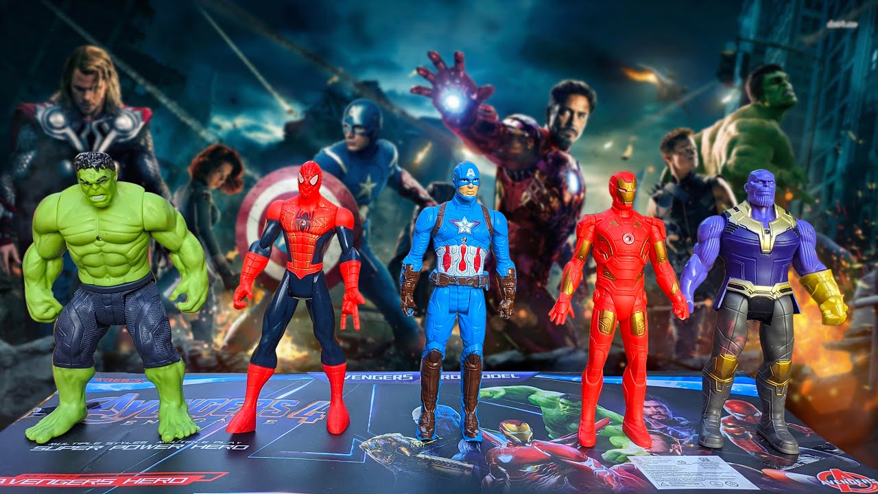 THE AVENGERS | CAPTAIN AMERICA, IRON MAN, HULK, THANOS, SPIDER MAN ...