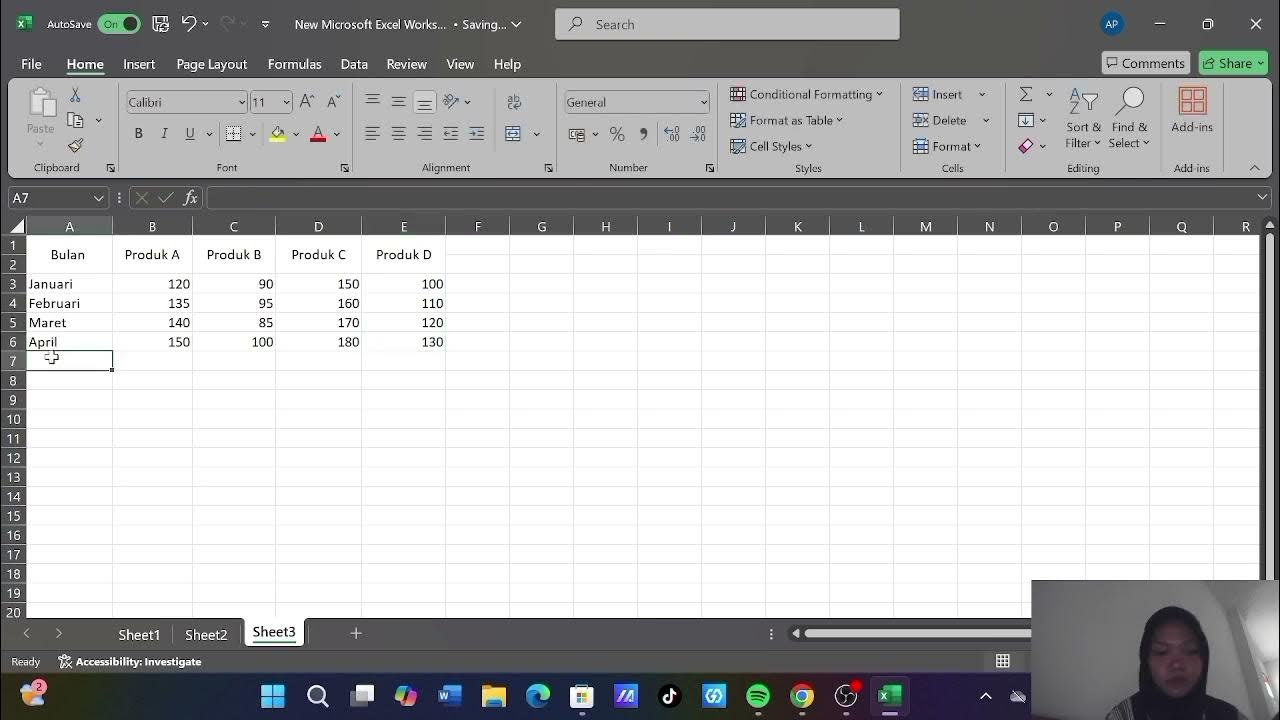 Tutorial Membuat Grafik Chart ( Grafik Batang Dan Grafik Garis ) Di Microsoft Excel...Kuis 1 ...