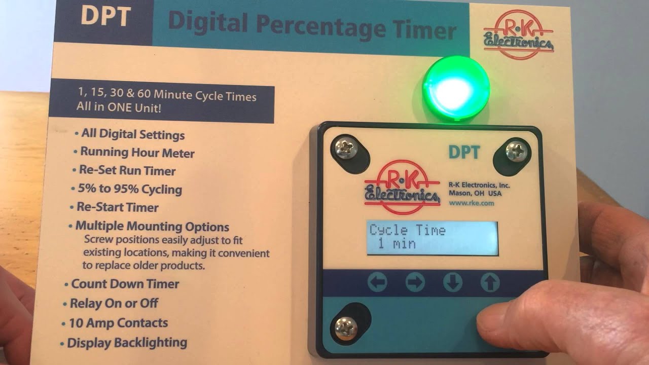 Digital Percentage Timer - General - YouTube