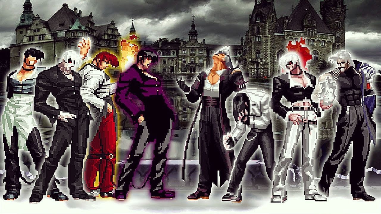 [KOF Mugen] Iori Yagami Team Vs White Flame Team - YouTube