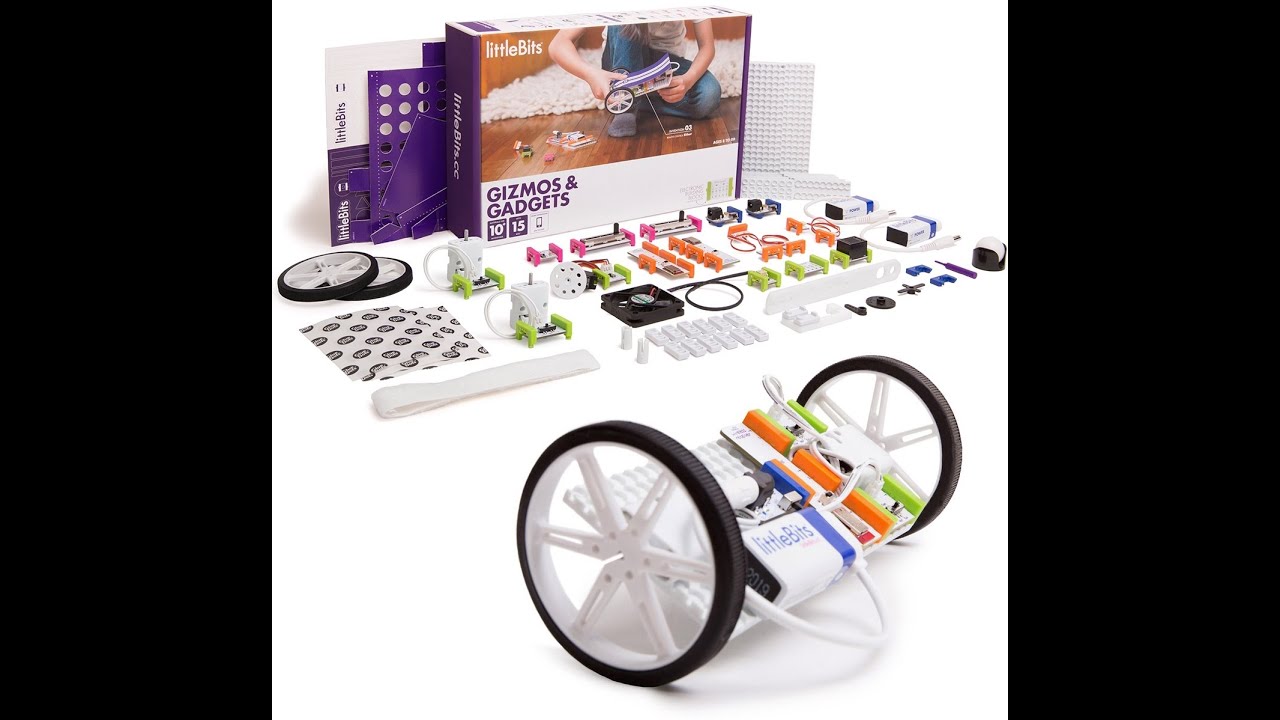 littleBits Electronics Gizmos Gadgets Kit Launchpad - YouTube