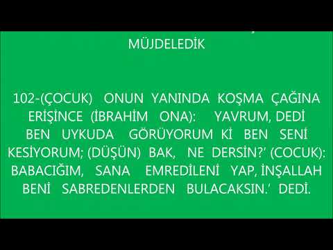 KURBAN KESME DUASI