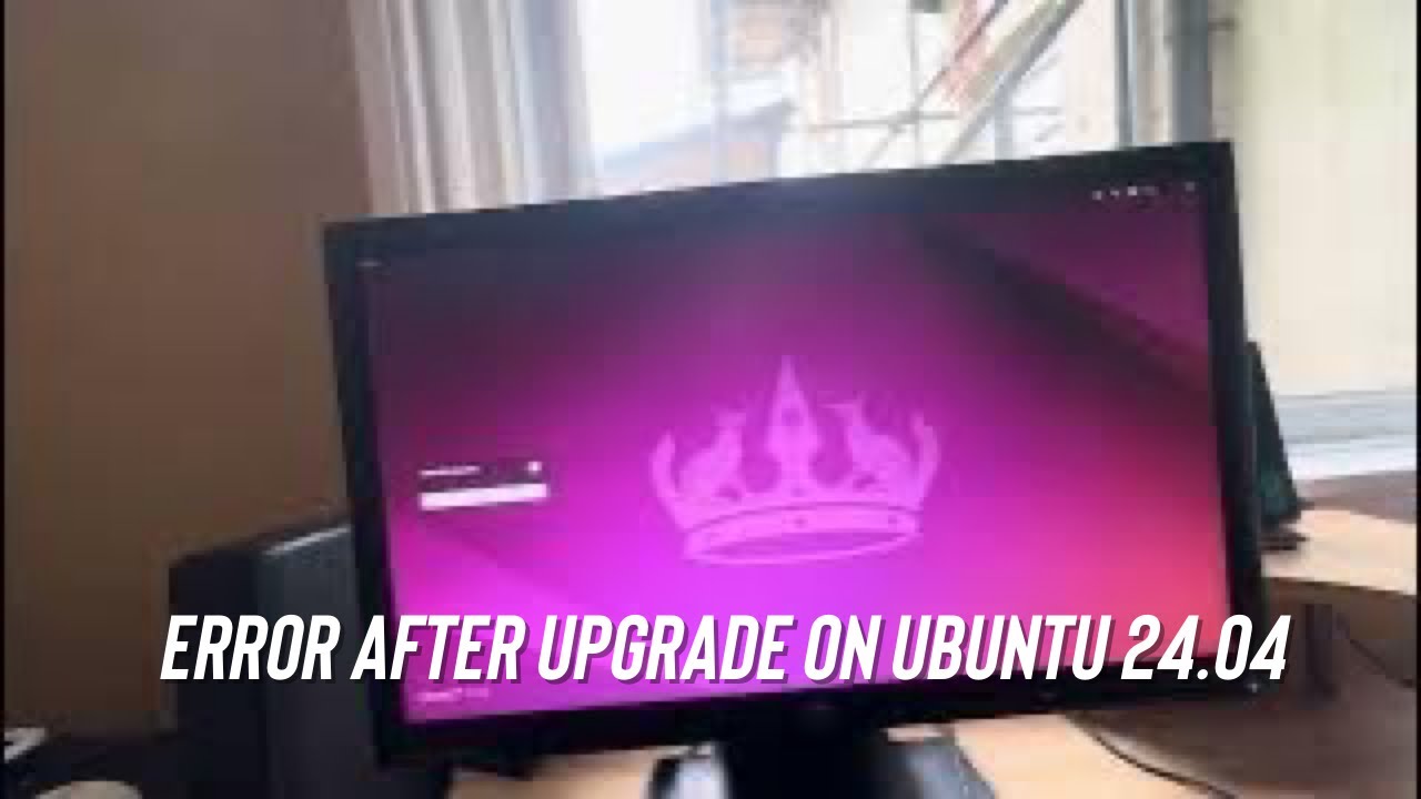 How to fix Oh no something went wrong on Ubuntu 24.04 - YouTube