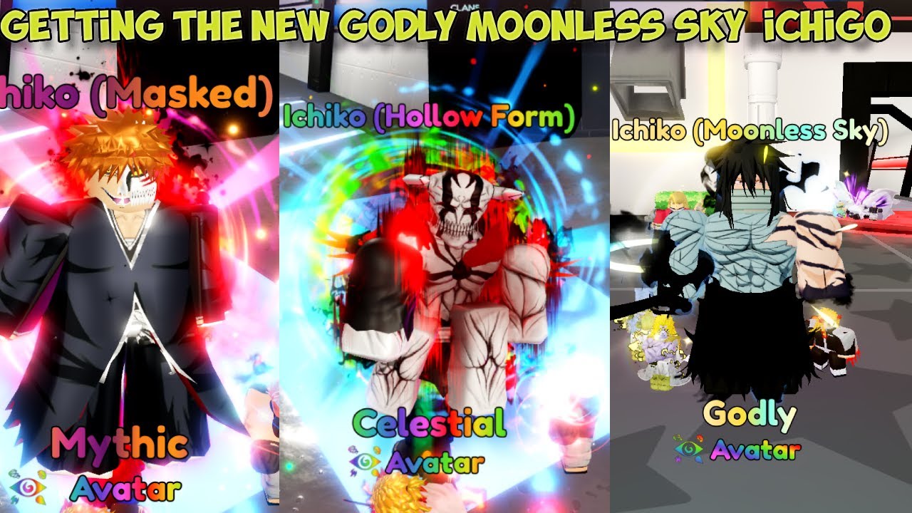 OBTAINING THE NEW GODLYY ICHIGO (MOONLESS SKY) IN ANIME LAST STAND ...