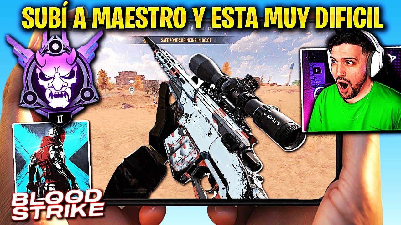 LLEGUÉ al RANGO MAESTRO en BLOODSTRIKE y ESTA DIFICIL - El battle ...