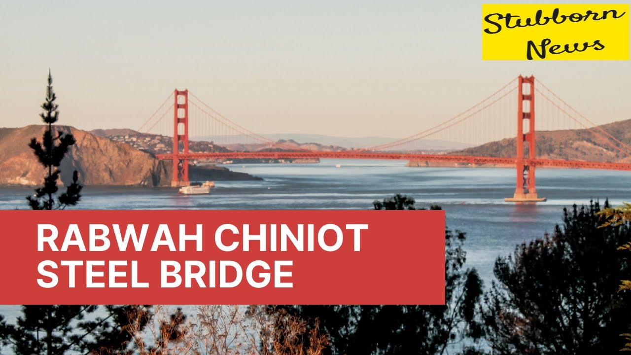 Rabwah Chiniot historical old steel bridge on river Chenab waiting for ...