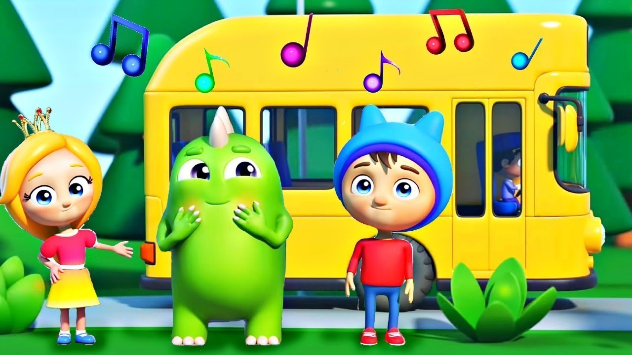 The Wheels On The Bus song for kids | Nursery Rhymes & Kids Songs ...