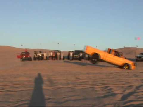 Silver lake Sand Dunes Ford Ranger Jump - YouTube
