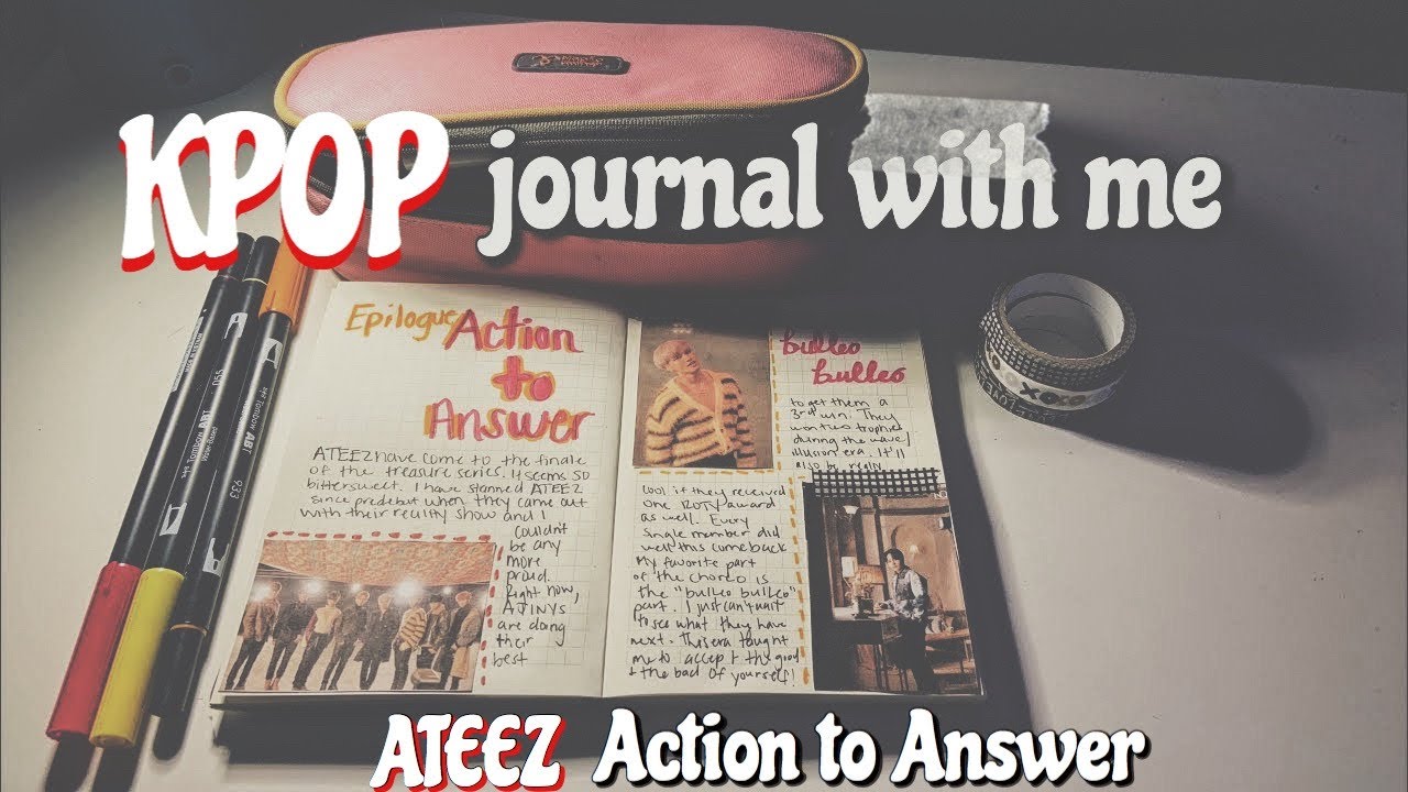 journal with me: ATEEZ(에이티즈 )- Answer - YouTube