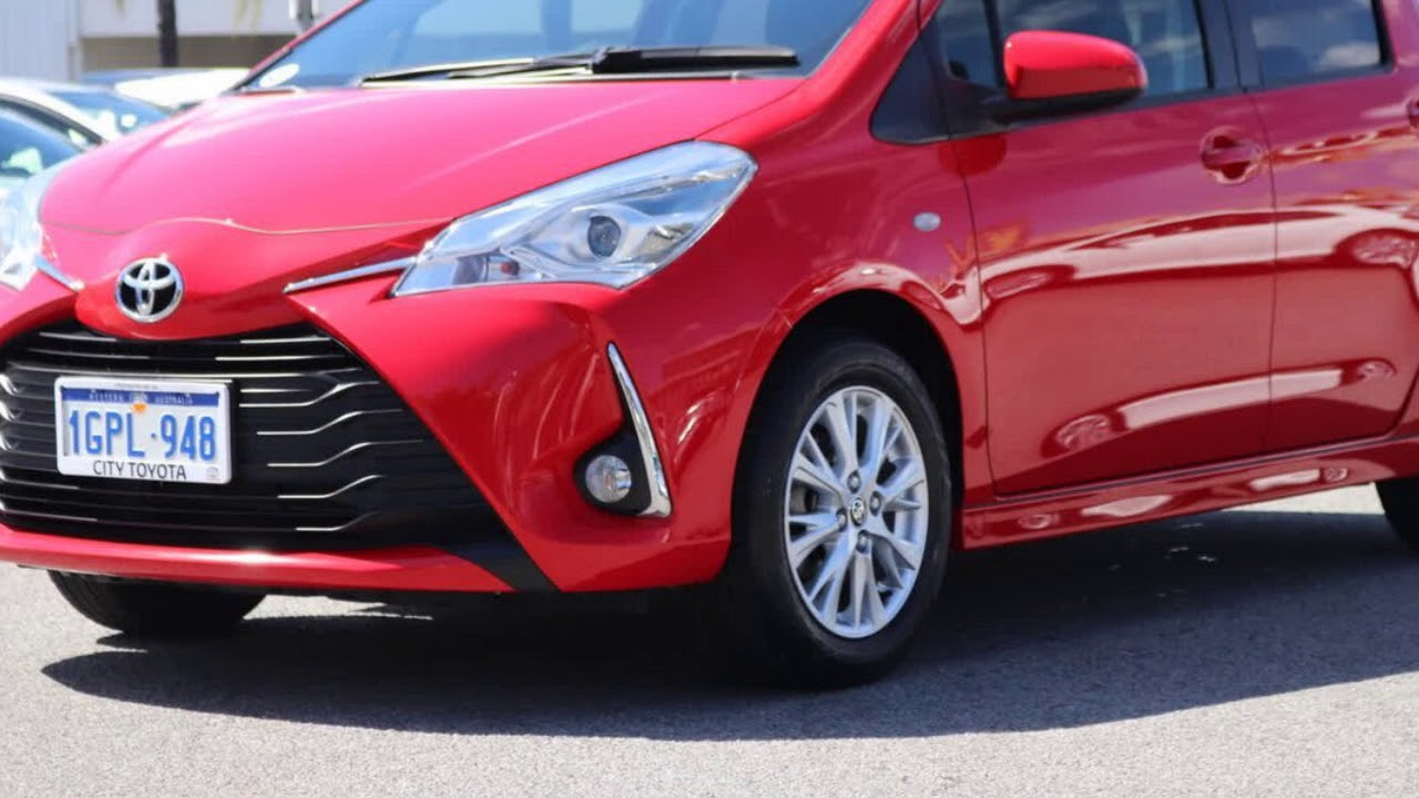 2017 Toyota Yaris NCP131R ZR Cherry 4 Speed Automatic Hatchback - YouTube